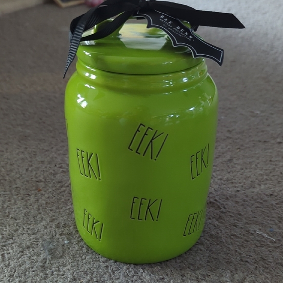 Rae Dunn | Accents | Rae Dunn Eek Green Jar | Poshmark